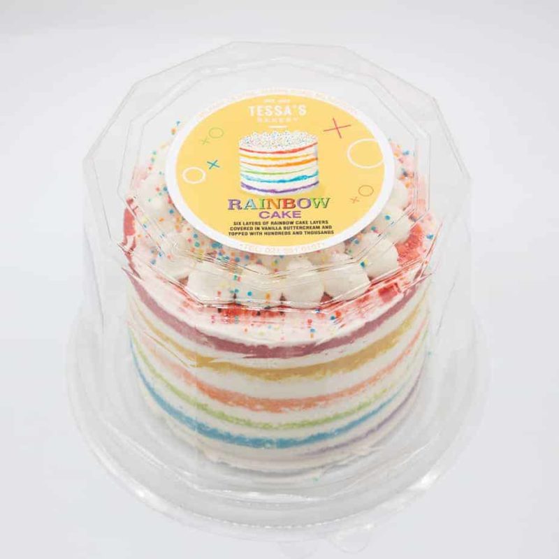 Deli Rainbow Cake - Tessa's Bakery