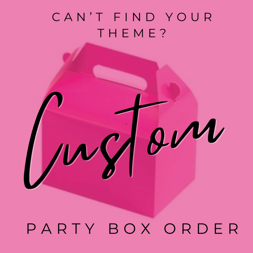 a Custom Themed Party Box - Tessa's Bakery