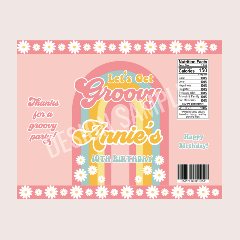 Groovy Party Packet - Tessa's Bakery