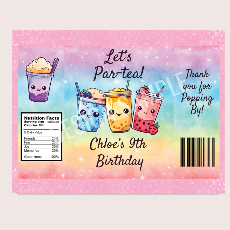 Bobalicious Party Packet - Tessa's Bakery