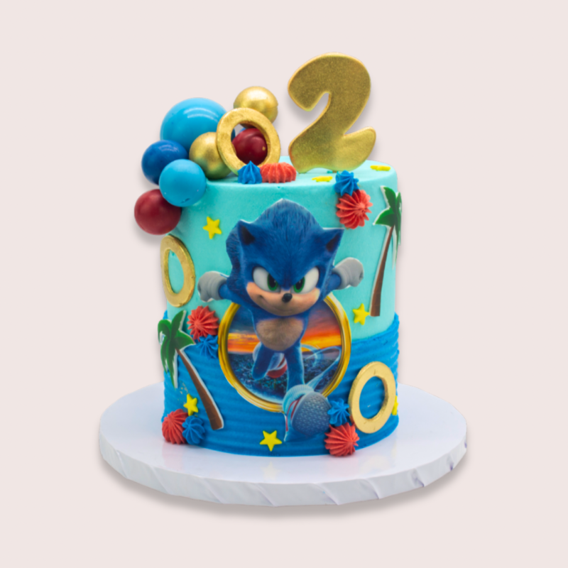 Sonic Ringmaster Cake - Tessa's Bakery