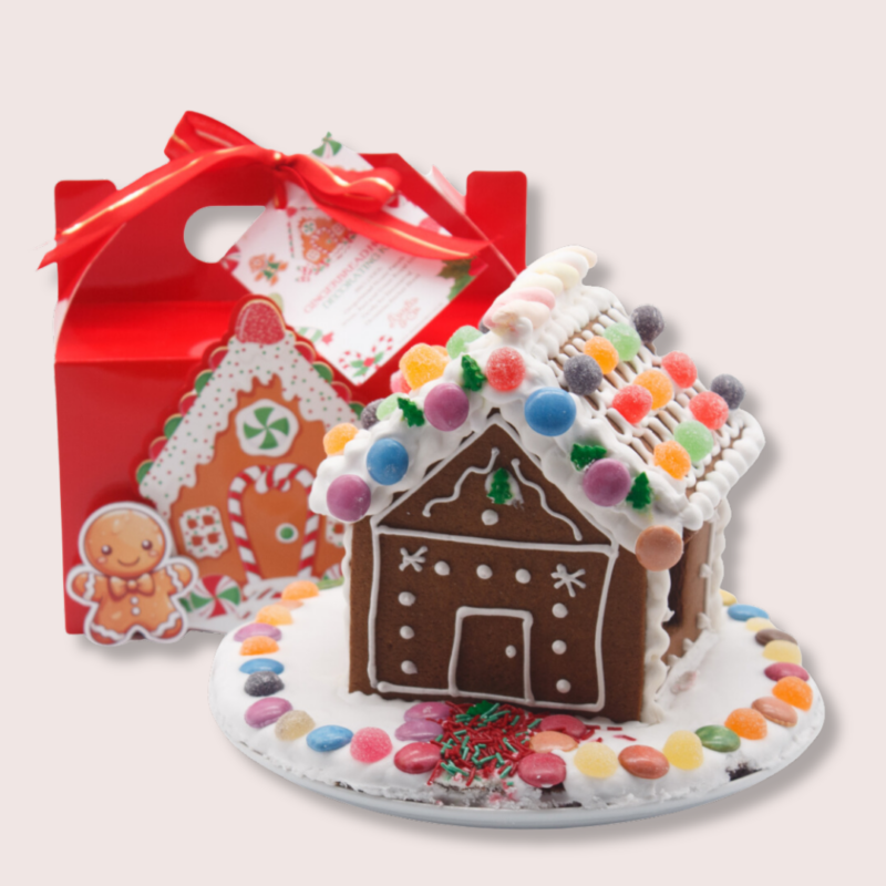 Cheerful Mini Gingerbread House Kit - Tessa's Bakery
