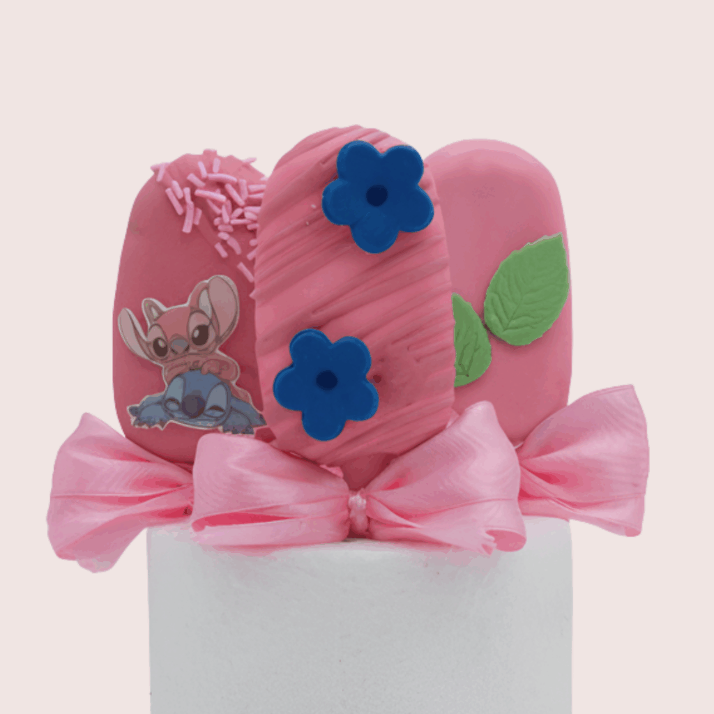 Stitch and Angel Cakesicles - Tessa's Bakery