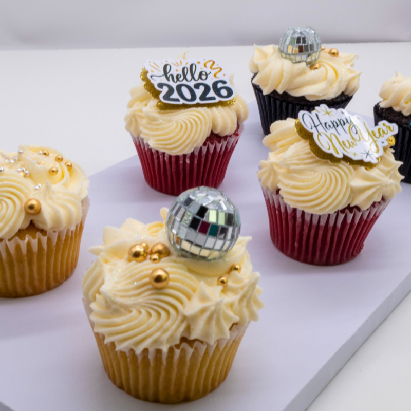 Pop, Fizz & Frost Cupcake Box - Tessa's Bakery