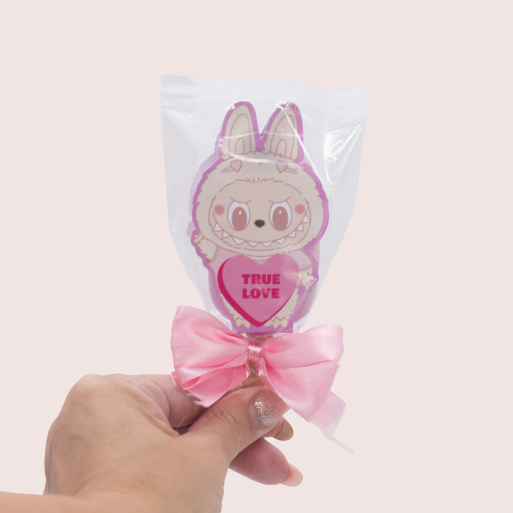 Labubu Valentine Cakesicle | Cute Character Valentine Treat