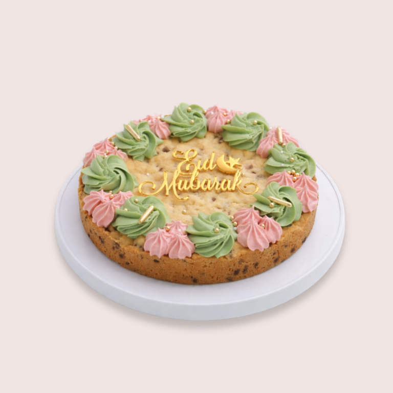 Eid Celebration Giant Chocolate Chip Cookie Cake - Tessa's Bakery