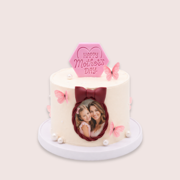 Personalised Mother’s Day Memory Photo Cake - Tessa's Bakery